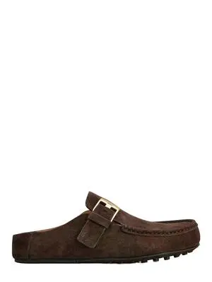 TOD'S Buckle-detail Mules - Brown