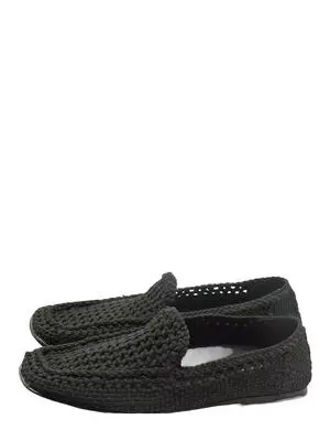 Dolce & Gabbana Crochet Slip-on Loafers - Black