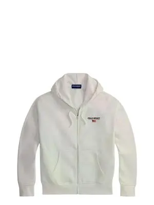 Polo Ralph Lauren Hooded Zip Up - White