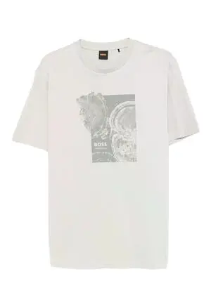 BOSS Graphic-print T-shirt - Neutrals