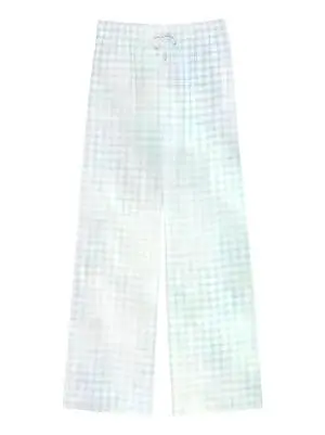 ERMANNO SCERVINO Gingham-Pattern Trousers
