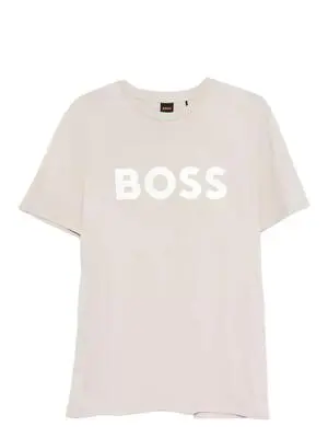 BOSS Logo-detail T-shirt - Grey