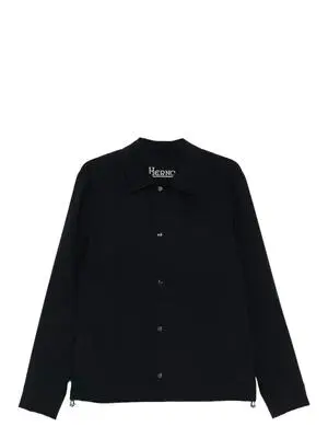 Herno Button Jacket - Black