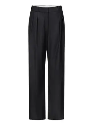Loulou De Saison Sbiru Lds Pleated Trousers - Black