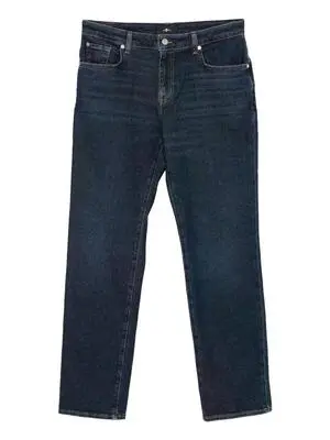 7 For All Mankind Calie Straight Leg Jeans - Blue
