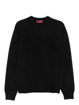 Gucci Crew-neck Long-sleeve Sweater - Black