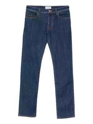 Jacob Cohen Bard Five-pocket Straight Trousers - Blue