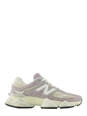 NEW BALANCE 9060 Suede Panelled Sneakers - Purple