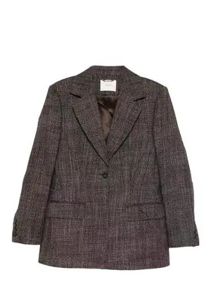 JOSEPH Notched Pocket Blazer - Brown