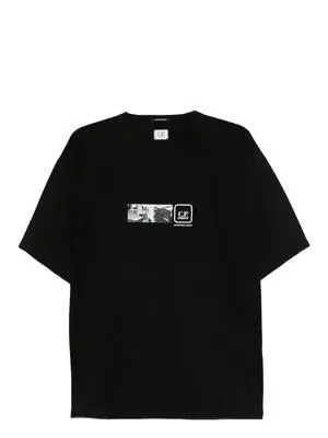 C.P. COMPANY Graphic Short-sleeve T-shirt - Black