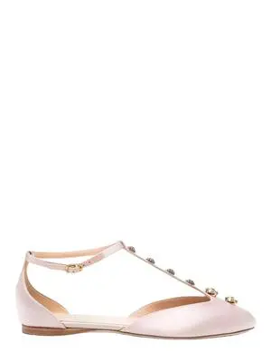 Chloé Celeste T-bar Pumps - Pink