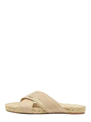 Dior Criss-cross Sandals - Neutrals