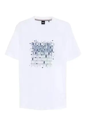 BOSS Logo-detail T-shirt - White