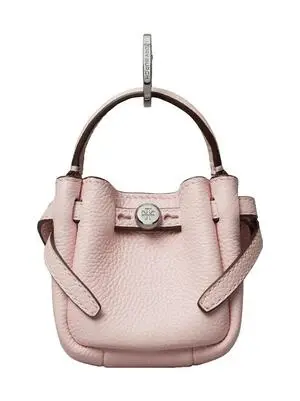 Tory Burch Romy Bucket Bag Key Fob - Rose Mist