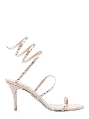 Rene Caovilla Cleo Star Ankle-wrap Sandals - Neutrals