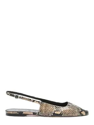 AeydĒ Liya Snake Print Pumps - Neutrals