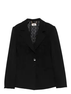 Elisabetta Franchi Single-breasted Blazer - Black