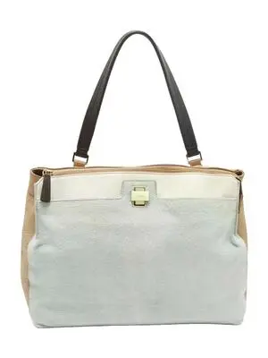 Furla Piper Cartella Leather Tote Bag - Neutrals