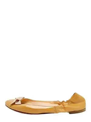 CHRISTIAN LOUBOUTIN Leather Ballet Flats - Neutrals