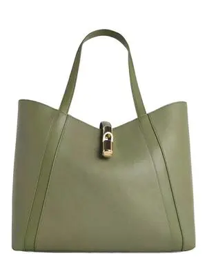 Furla Goccia Leather Top-handle Tote - Green