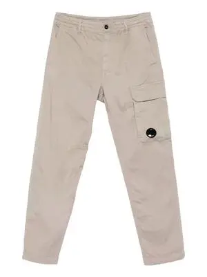 C.P. COMPANY Lens-detail Cargo-pocket Trousers - Grey