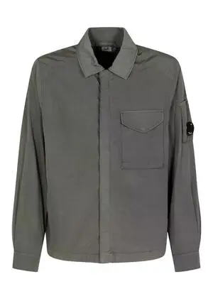 C.P. COMPANY Long Sleeve Pocket Shirt - Grey