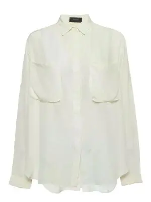 JOSEPH Joanna Silk Shirt - Neutrals
