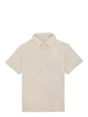 FORTELA Missourim Waffle Pocket Polo Shirt - Neutrals