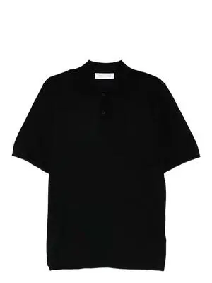 SAMSOE SAMSOE Buttoned Polo Shirt - Black