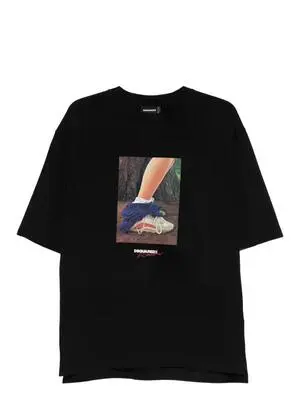 Dsquared2 Short-sleeve Crew-neck T-shirt - Black
