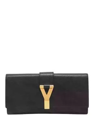 Saint Laurent Y Line Clutch Bag - Black