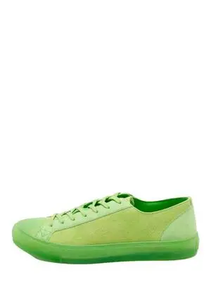 LOUIS VUITTON Monogram Suede Sneakers - Green