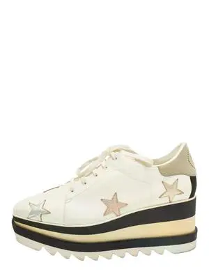 Stella McCartney Elyse Star Platform Sneakers - White