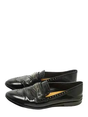 Dior Leather Loafers - Black