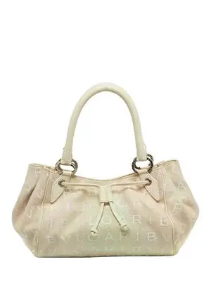 BVLGARI Logomania Logo-lettering Tote Bag - Neutrals