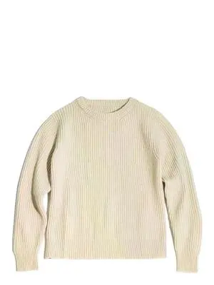 FORTELA Alberto Ribbed Crew-neck Sweater - Neutrals
