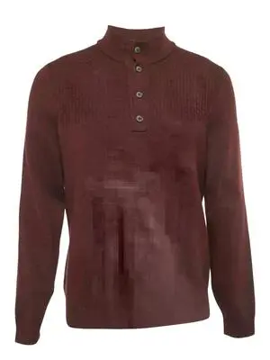 BOSS Button Knitwear - Red