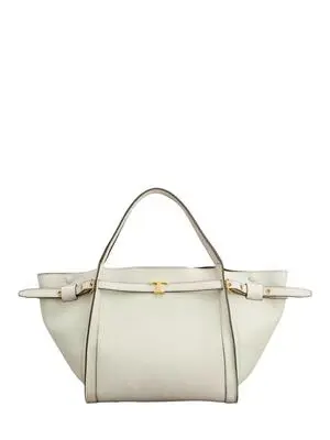 TOD'S T Timeless Logo Tote Bag - Neutrals