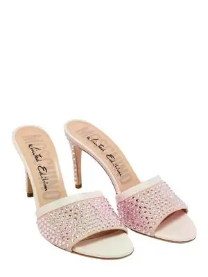 MOSCHINO Crystal-Embellished Stiletto Sandals