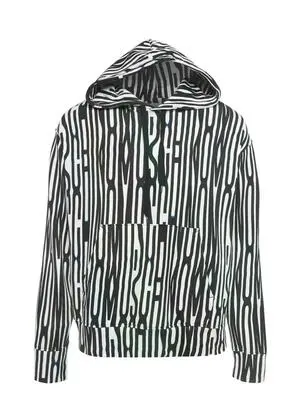 Moschino Logo-print Hoodie - Black