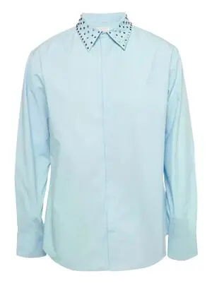 Valentino Garavani Rockstud Cotton Shirt - Blue