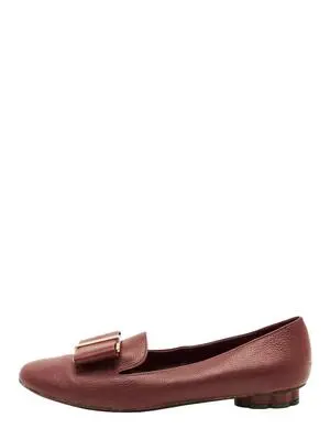FERRAGAMO Sarno Flat Pumps - Red