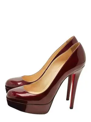 CHRISTIAN LOUBOUTIN Platform High-heel Pumps - Red
