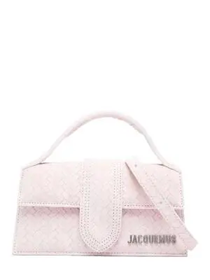 Jacquemus Le Bambino Woven Mini Tote Bag - Pink