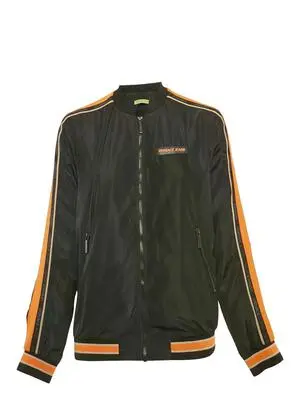 Versace Side-stripe Zip-fastening Jacket - Black