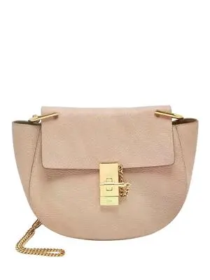 Chloé Medium Drew Leather Shoulder Bag - Pink