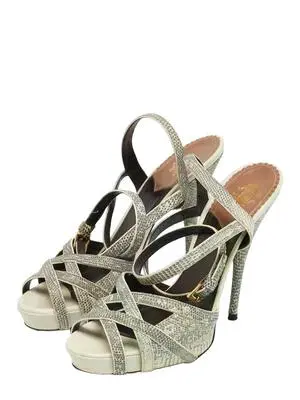 Roberto Cavalli Ankle-strap Sandals - Neutrals