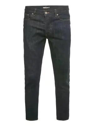 Dior Logo-patch Five-pocket Jeans - Blue