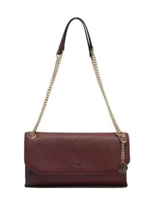 Dkny Bryant Leather Chain-strap Shoulder Bag - Red
