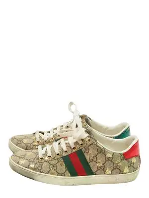 Gucci Signature Web Detailing Sneakers - Neutrals
